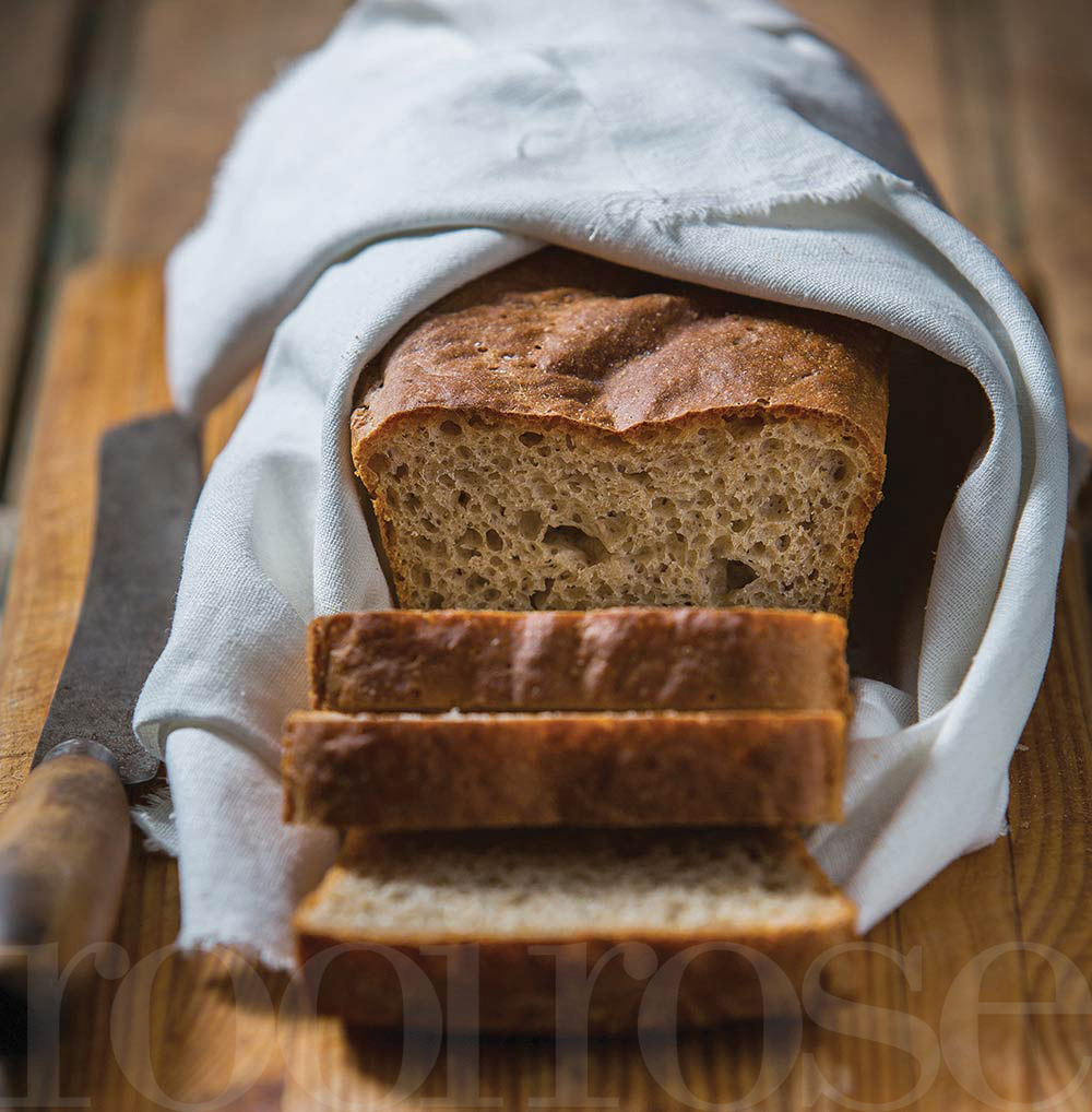 Witbrood | rooi rose